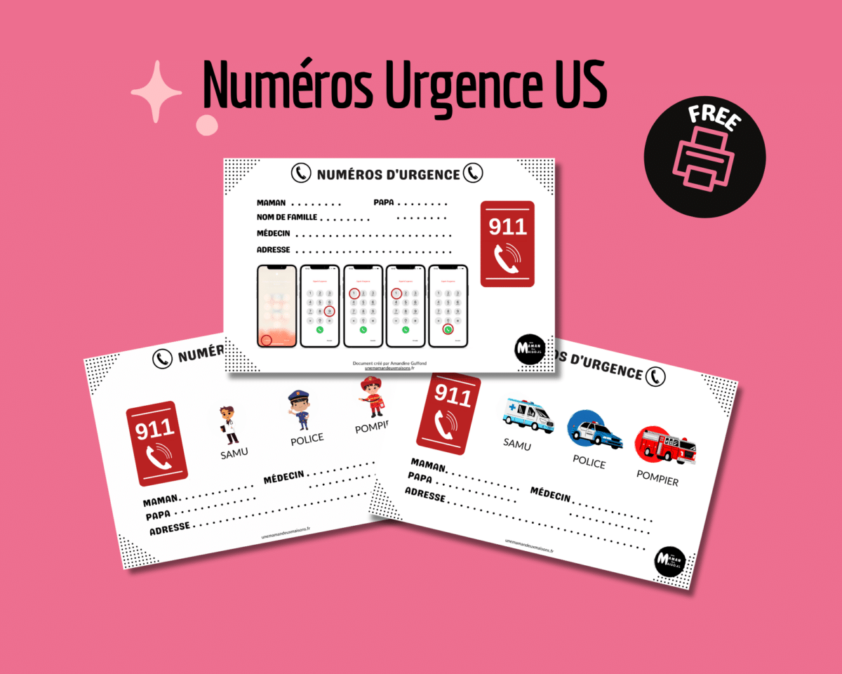 Quels sont les numéros d'urgence à apprendre à votre enfant ? Une Maman ...