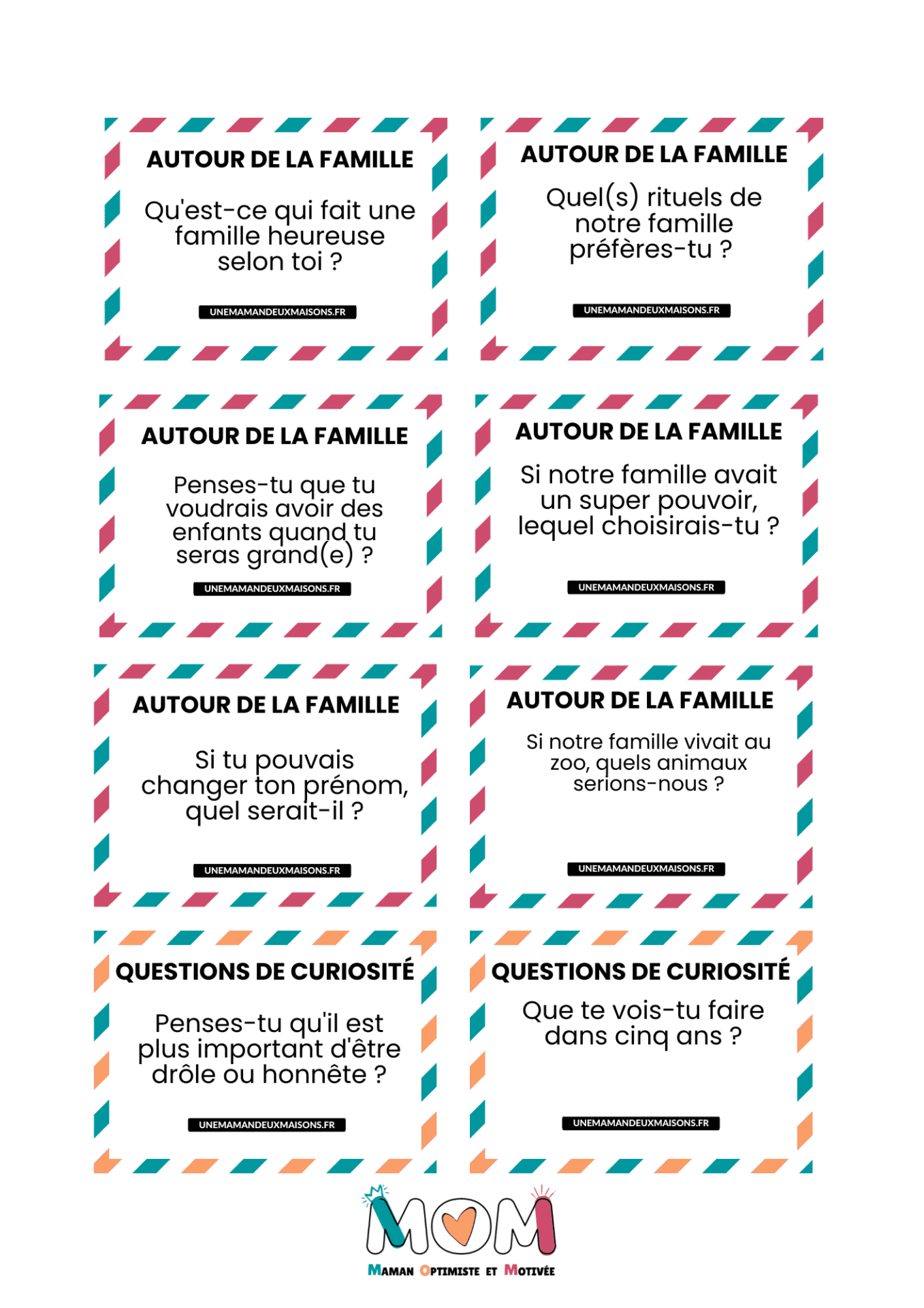 +50 idées de sujets de conversation avec tes enfants